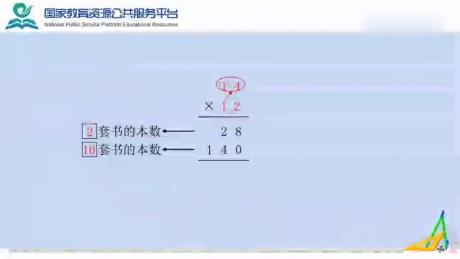 「小学数学」三年级下课程:19 两位数乘两位数的笔算(不进位)