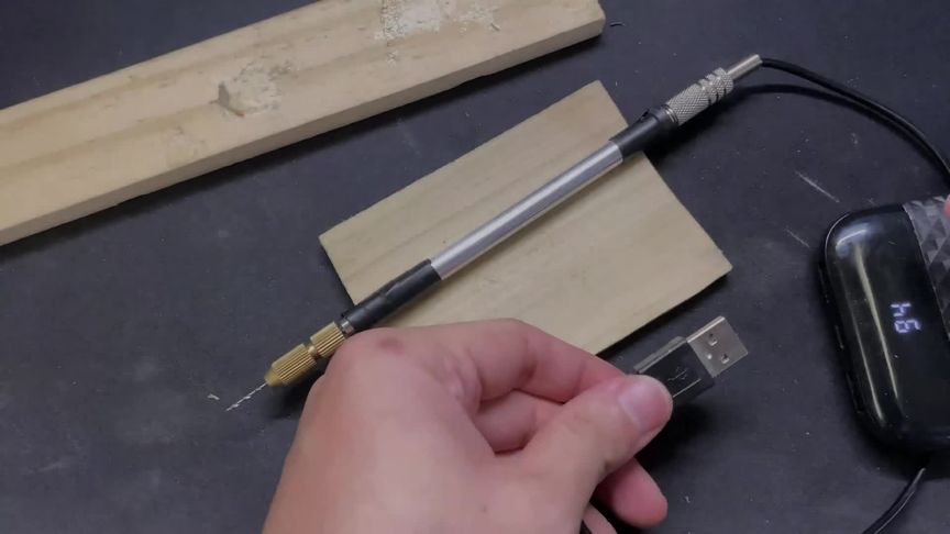 用空心杯马达制作一个微型手电钻,高转速,#diy电钻 #自制电钻