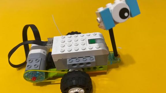 ...我用小颗粒积木块来做一个火星探测车-Windows少儿 入门图形化编程