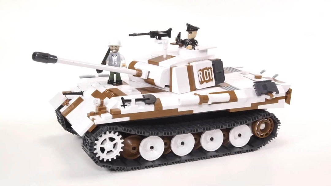 拼砌COBI积木2511 二战德国豹式坦克