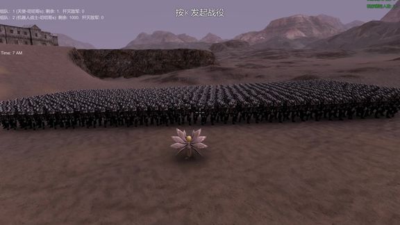 史诗战争模拟器:天使独战1000个机器人战士