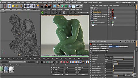 OC渲染器全面基础入门视频教程Lynda OctaneRender for Cinema 4D ...