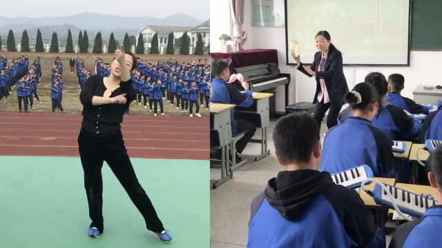 浙江一音乐老师当初中校长,课间领全校跳操走红