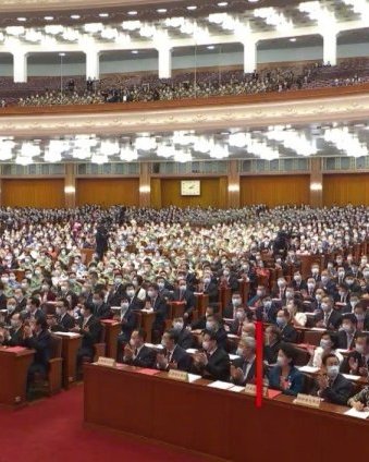 【经久不息的掌声!人大高票表决通过涉港决定】#全国人大涉港决定...