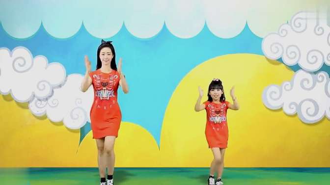 儿童舞蹈教学视频:幸福家家有舞蹈分解教学,加强亲子间的互动