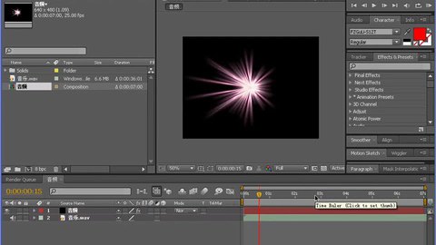 AE教程 AE视频教程 音频光效特效