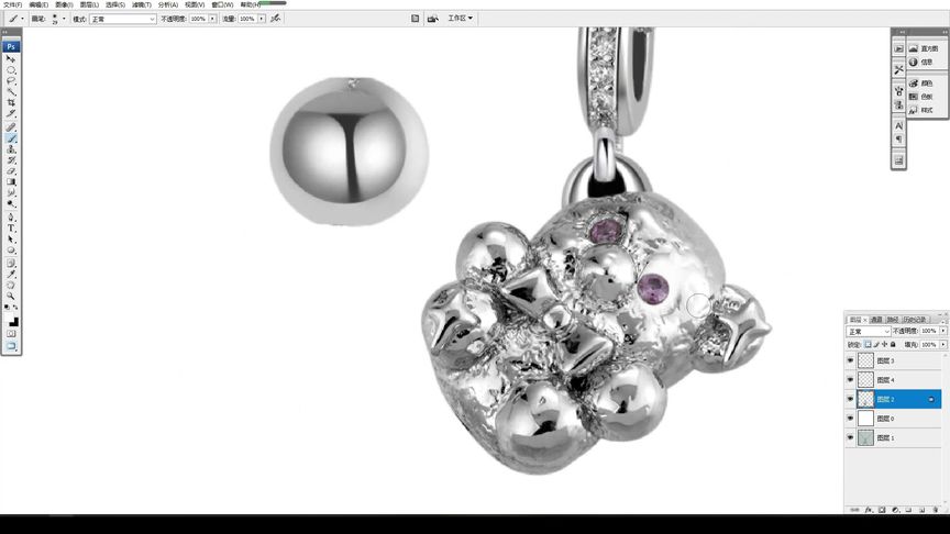 #珠宝修图 #PS教程 #产品精修 #美工 #图片处理