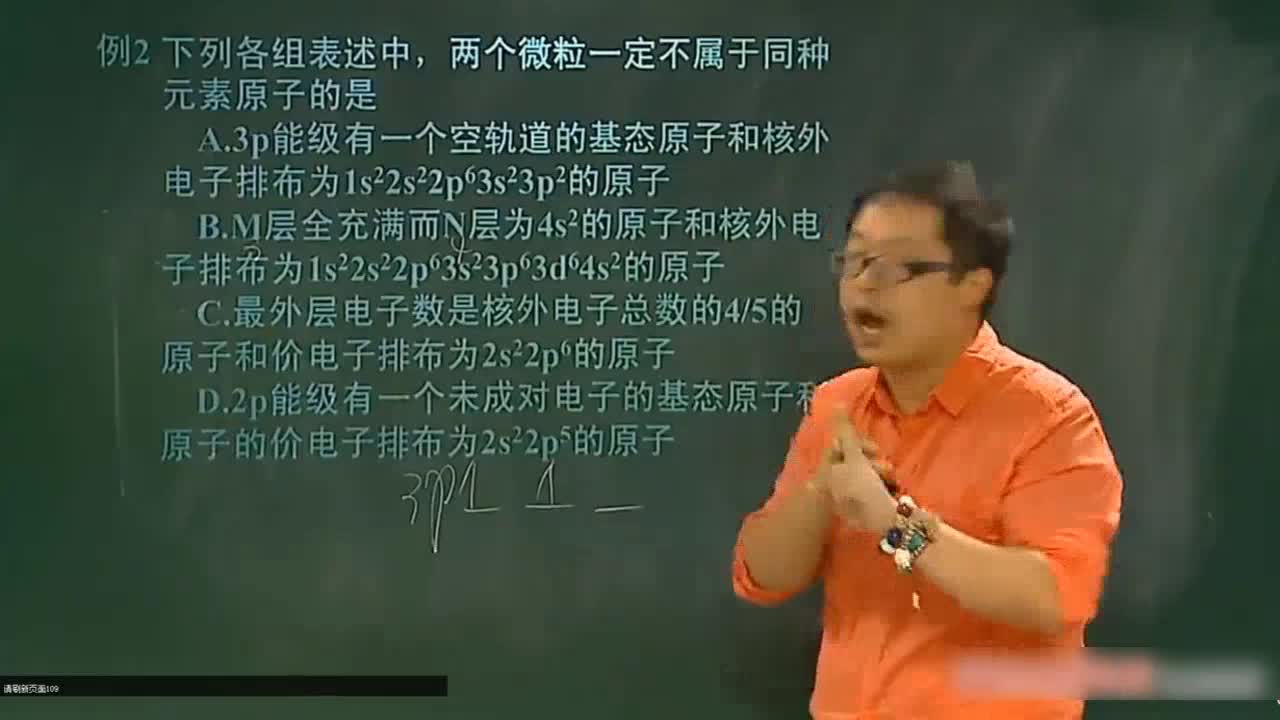 高二化学原子结构课程同步视频教程