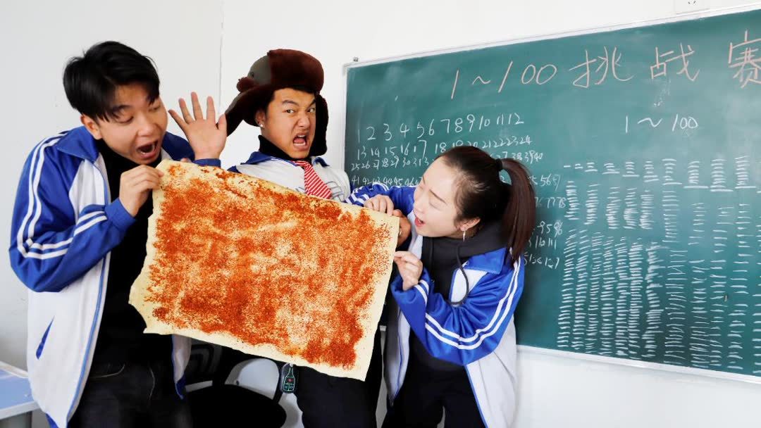 短剧:1到100怎么写?阿宝的写法与众不同,这是要写到天花板上吗