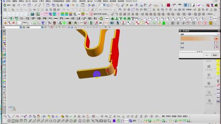 CAD模具设计:五金充电器弹片模具设计学习