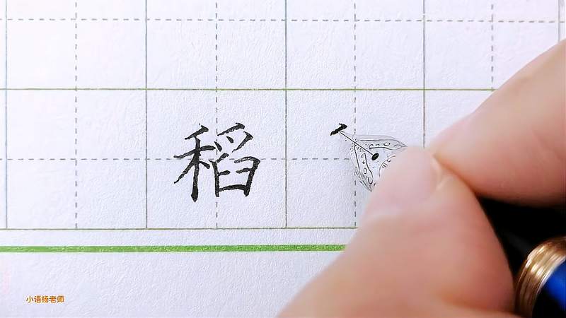 「稻」:练字的重点是什么?学习把握字的结构,才能举一反三