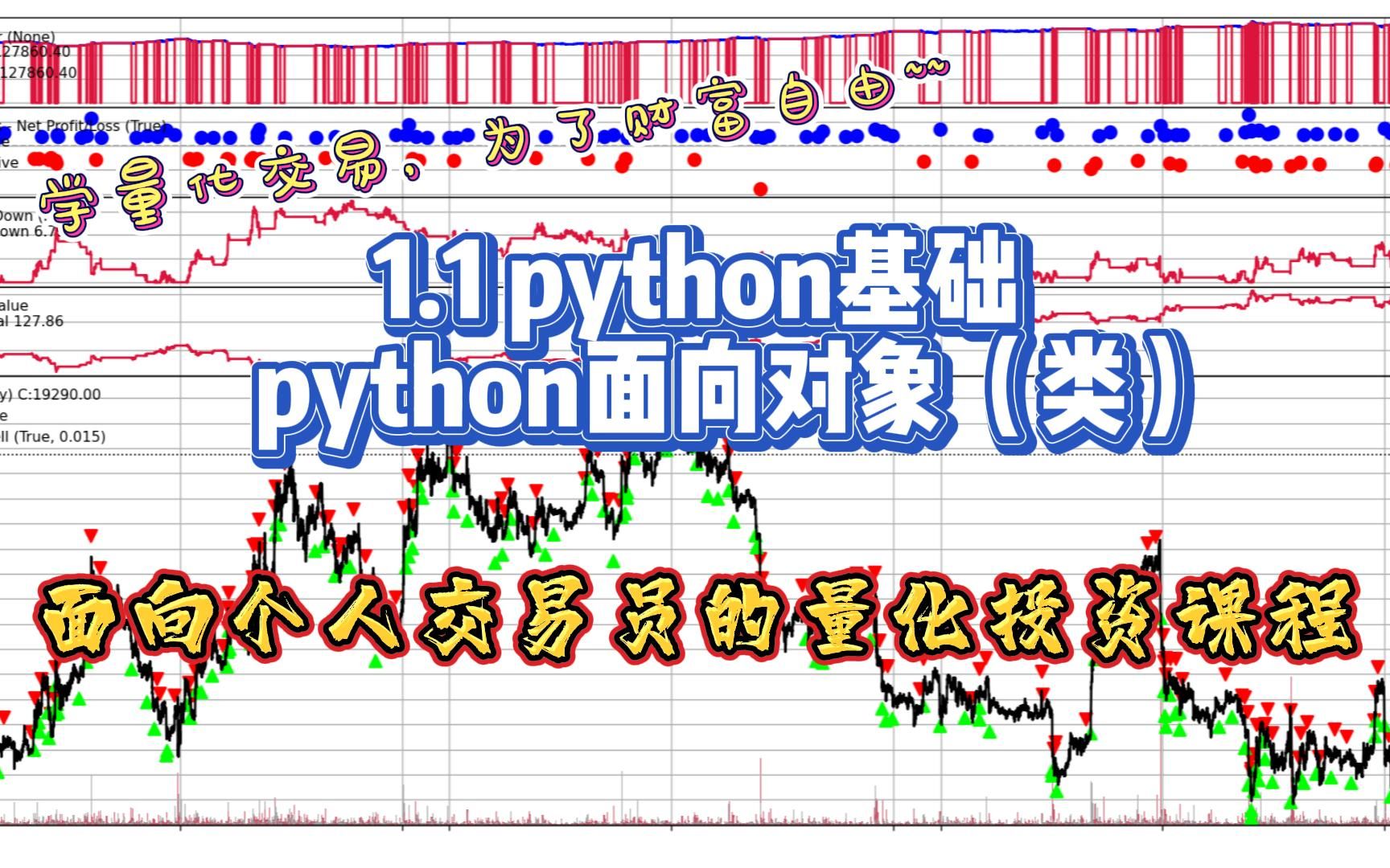 一、python基础-python面向对象(类),面向个人交易员的量化投资课程