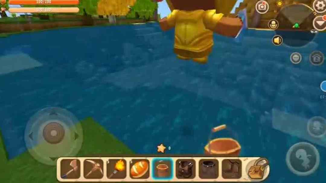 迷你世界:可以在水下不掉血的角色,你们知道是谁吗?