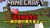 我的世界 混沌神器生存模仿做叶枫大豪宅!
