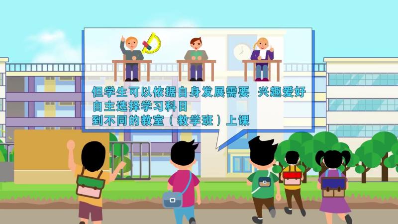 ...(视频、图片)】选课走班是高中新课程的一大特点,是学生的日常管理...