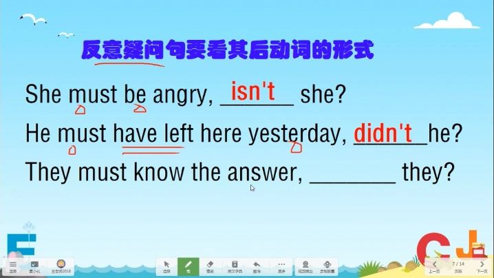 情态动词表推测,中学英语语法系列二,构建自己学英语语法网