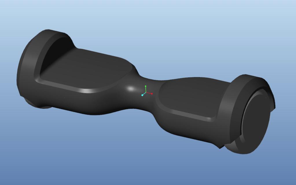 Creo/Proe产品结构设计-平衡车曲面造型完整版第3段