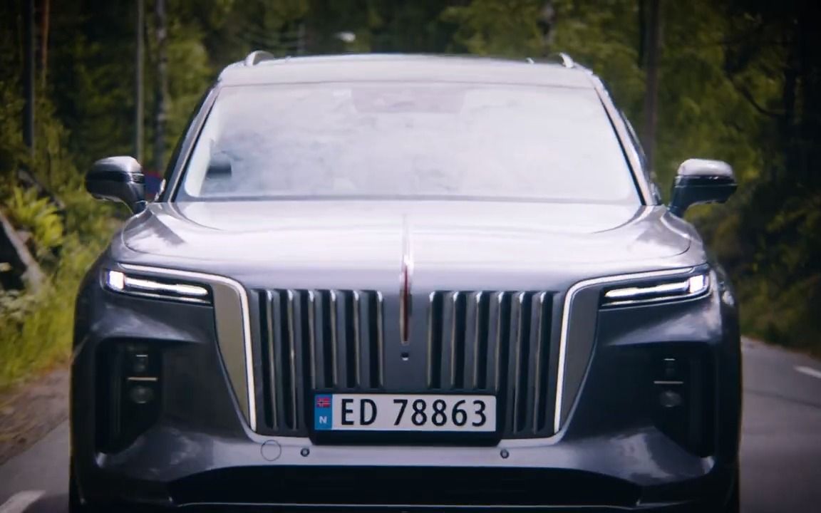 红旗 E-HS9挪威宣传视频 - 轻松驾驶乐趣。