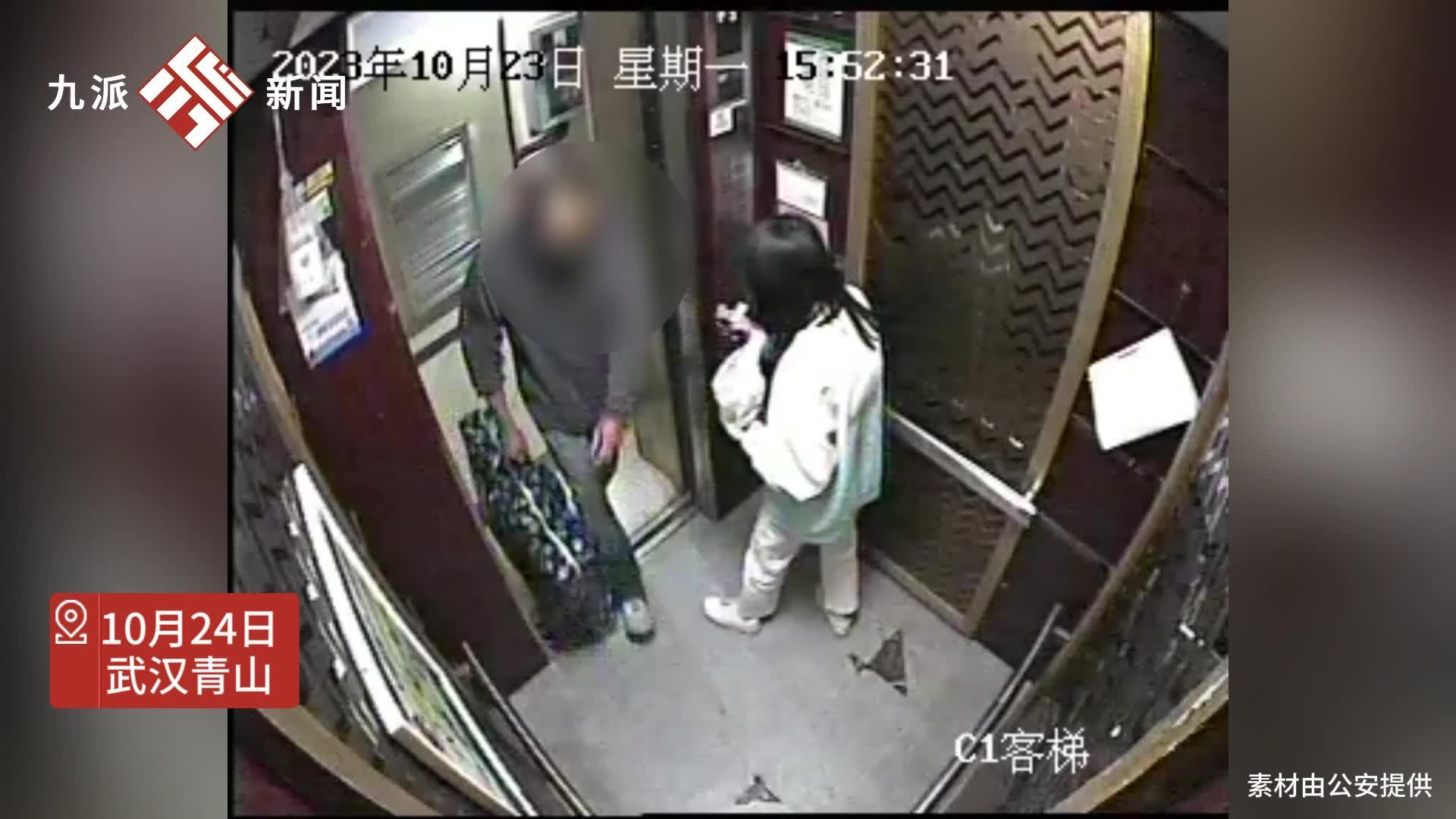 10月24日,湖北武汉。小偷打包盗走50斤保险柜只因打不开锁,把保险柜装在编织袋里整个打包带走