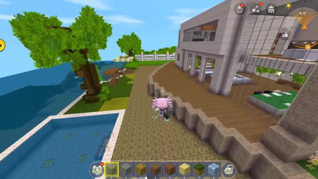 迷你世界:海景别墅的一楼是我喜欢的类型