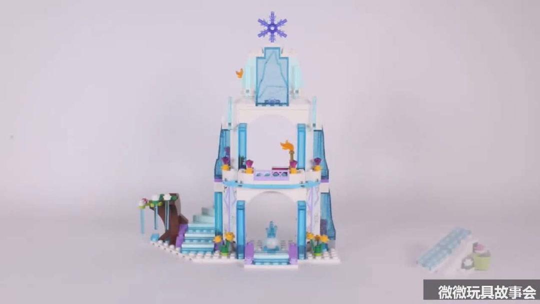 冰雪公主漂亮的冰雪城堡!小朋友快来看看吧!