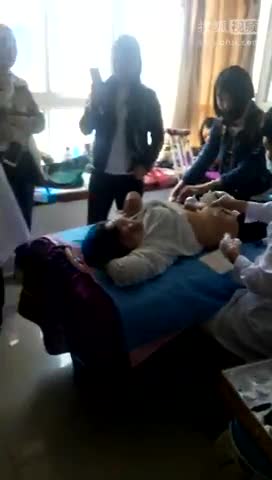 浙江 杭州康健刺血疗法 调理颈椎病 头疼痛 失眠患者 拔血罐视频20174