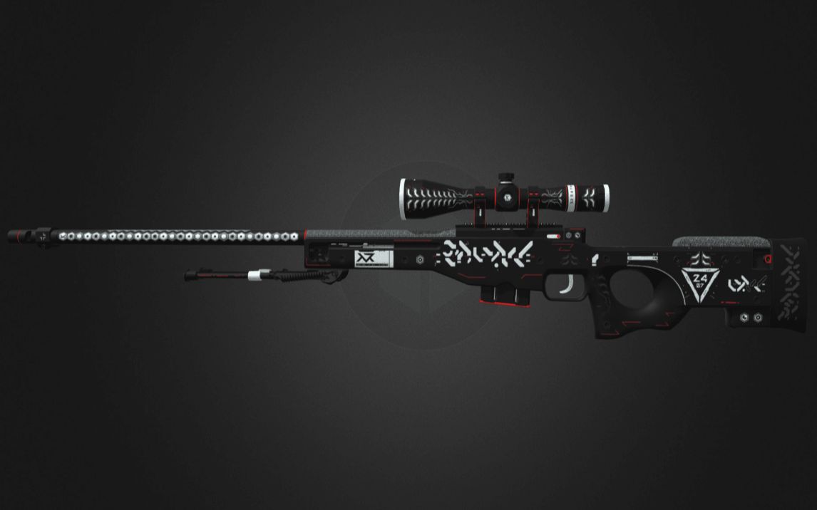 腾讯新上线awm系列枪械模型?Maya建模教学