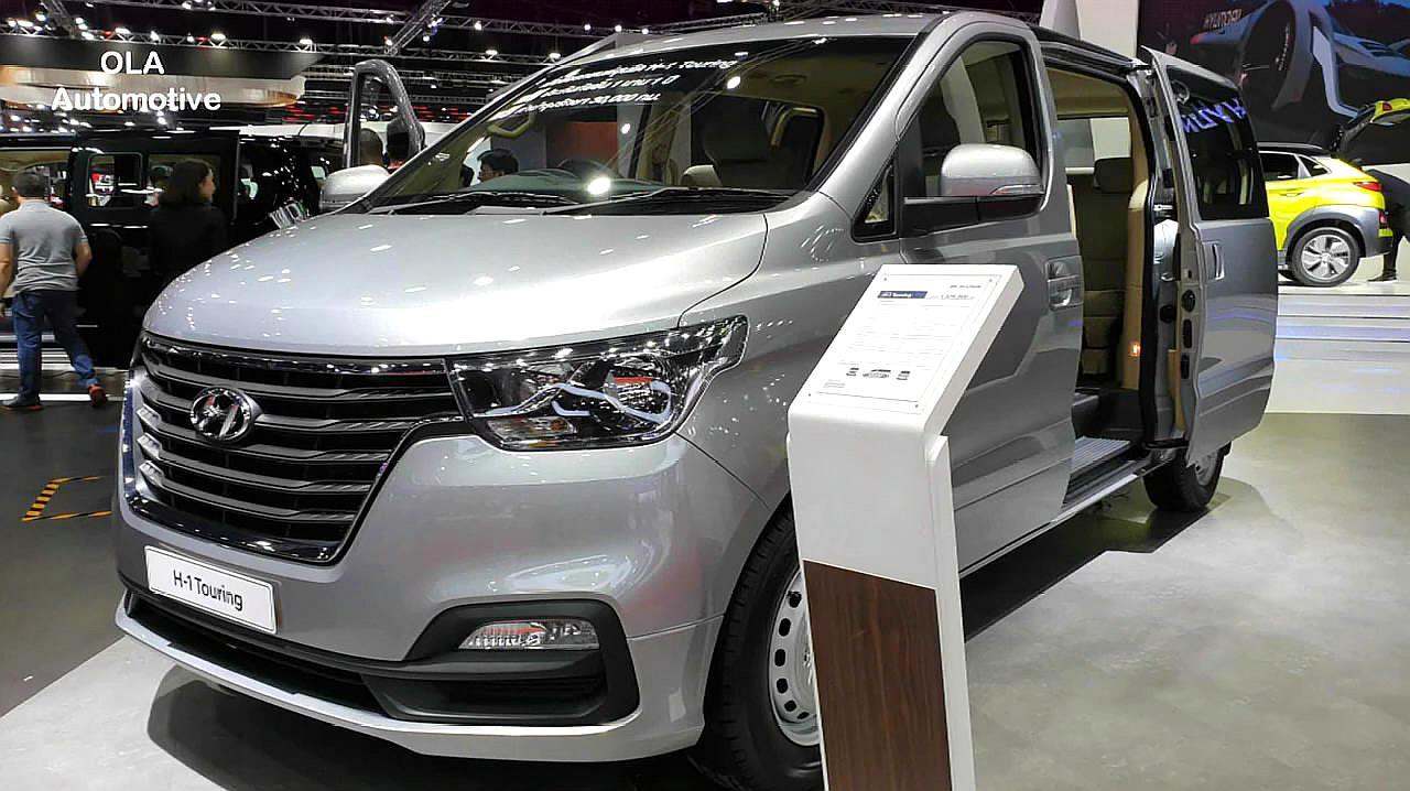 车展实拍现代MPV车型H-1,七座布局,空间真不赖!