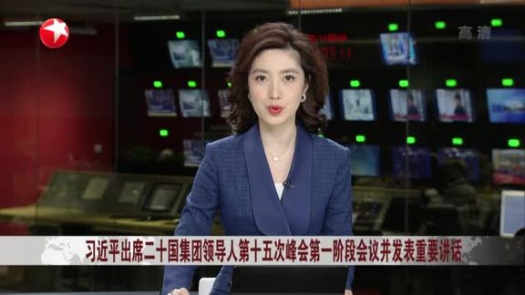 习近平出席二十国集团领导人第十五次峰会第一阶段会议并发表重要讲话