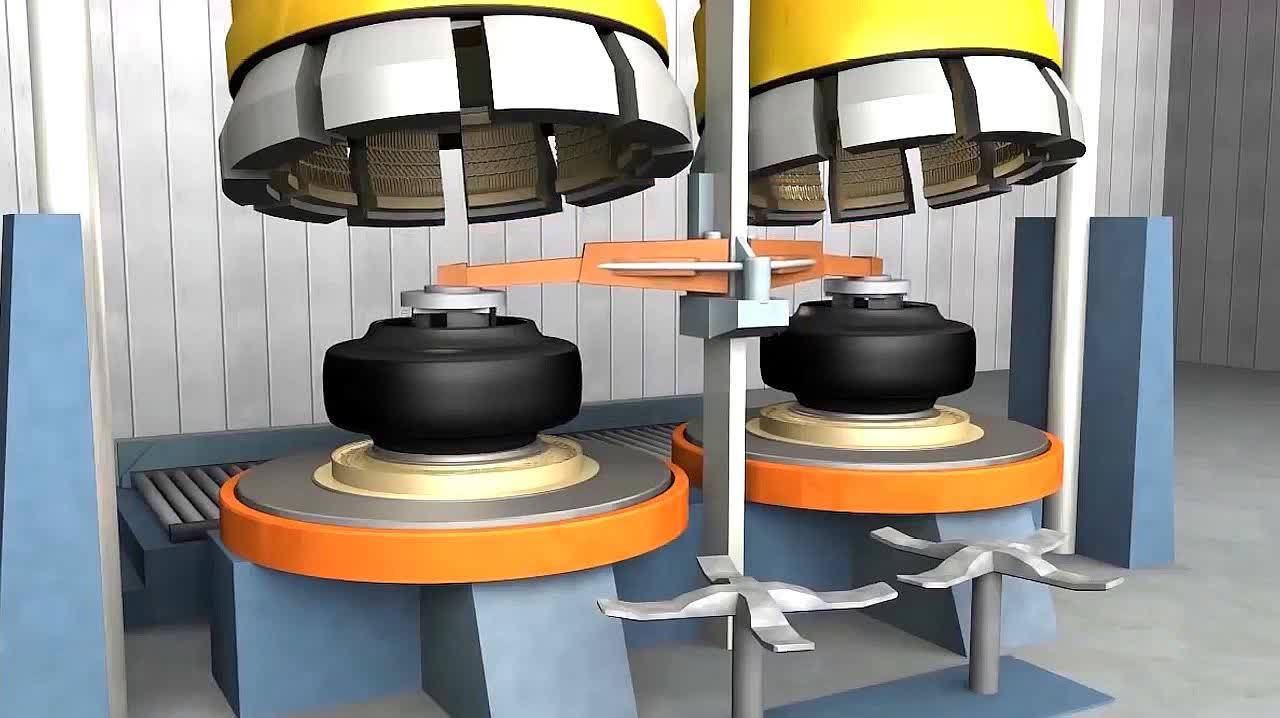 3D动画直观展示轮胎的制造过程,涨见识了