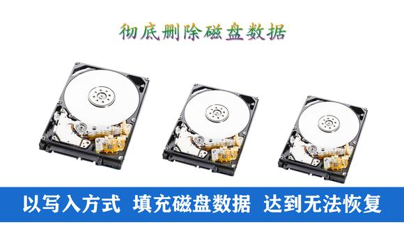 用这种方法彻底删除硬盘上的数据,一般数据恢复软件都是无法恢复