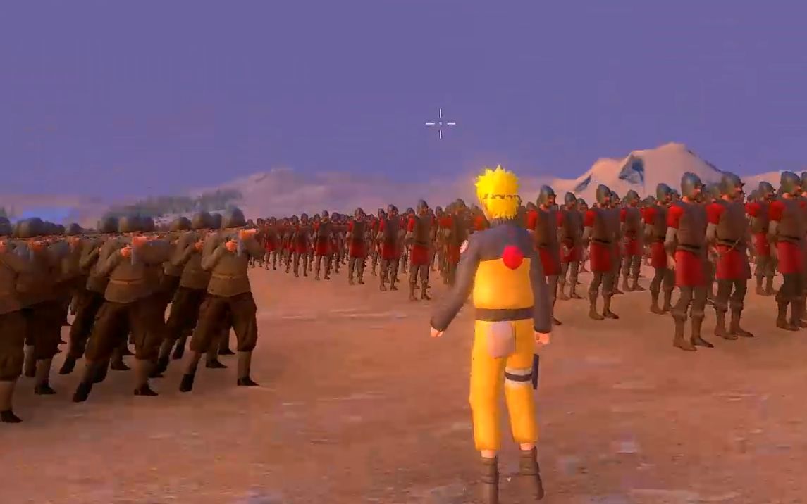 史诗战争模拟器:1万弓箭手联合1万美国大兵,挑战火影忍者鸣人