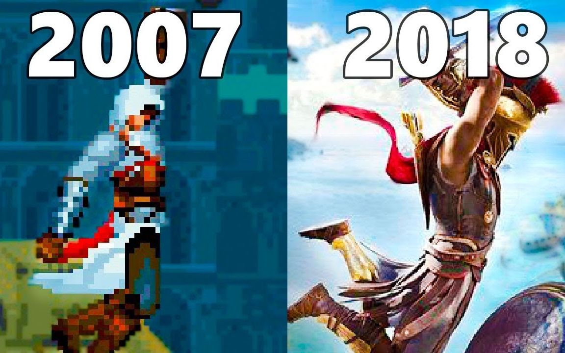 【中文】刺客信条系列游戏进化史2007-2018