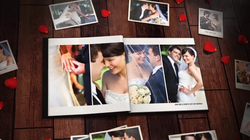 9368 三维翻书相册照片动画-ae模板