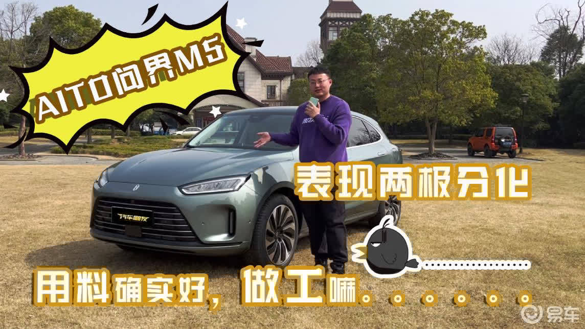 AITO问界M5,表现两极分化,用料确实好,做工嘛.