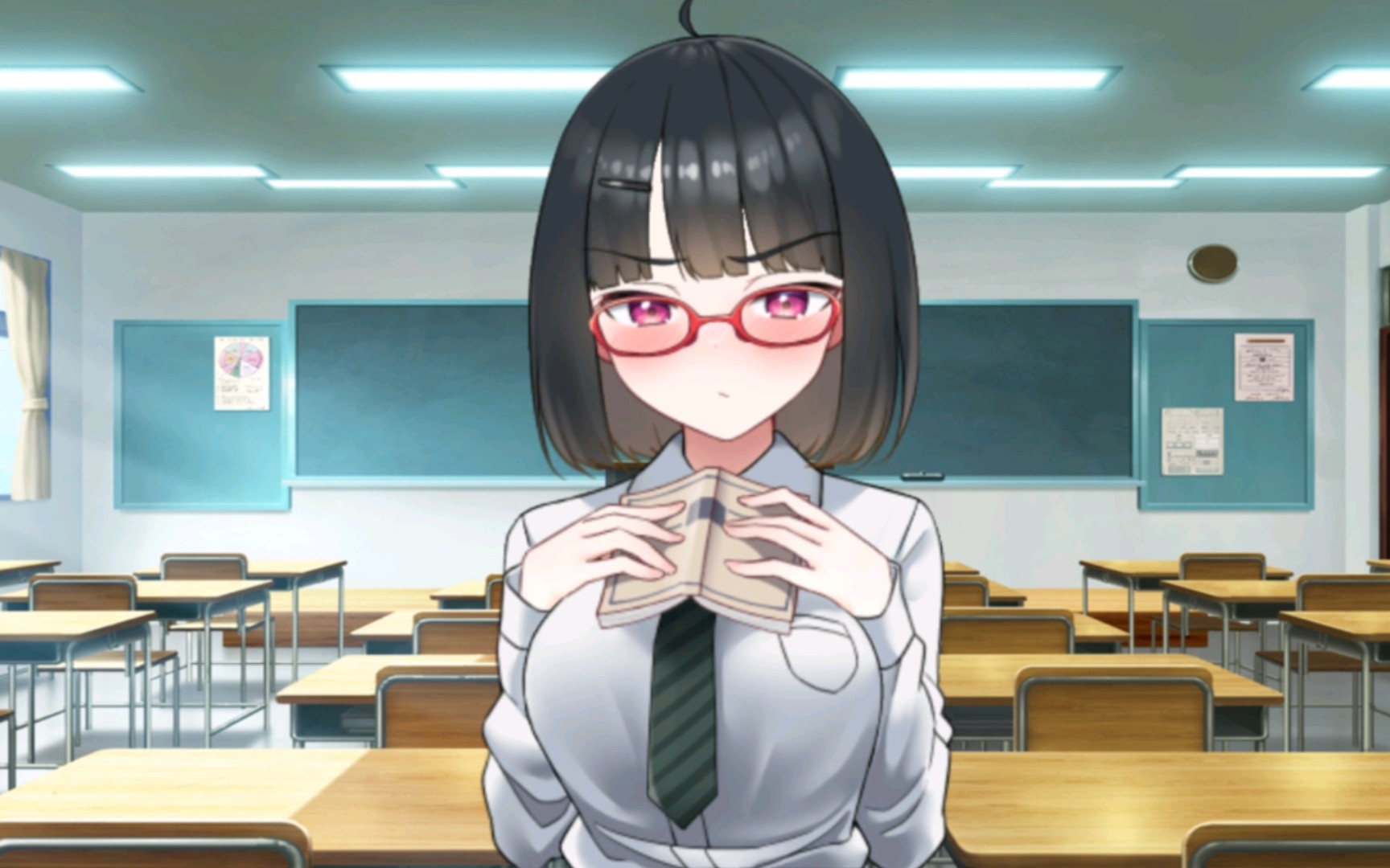 推举游戏 日系 SLG互动 用记事本让JK明白 动态 立绘