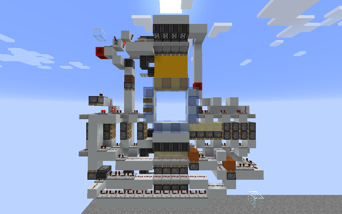 【PC复原】没有粘性活塞的4x4活塞门