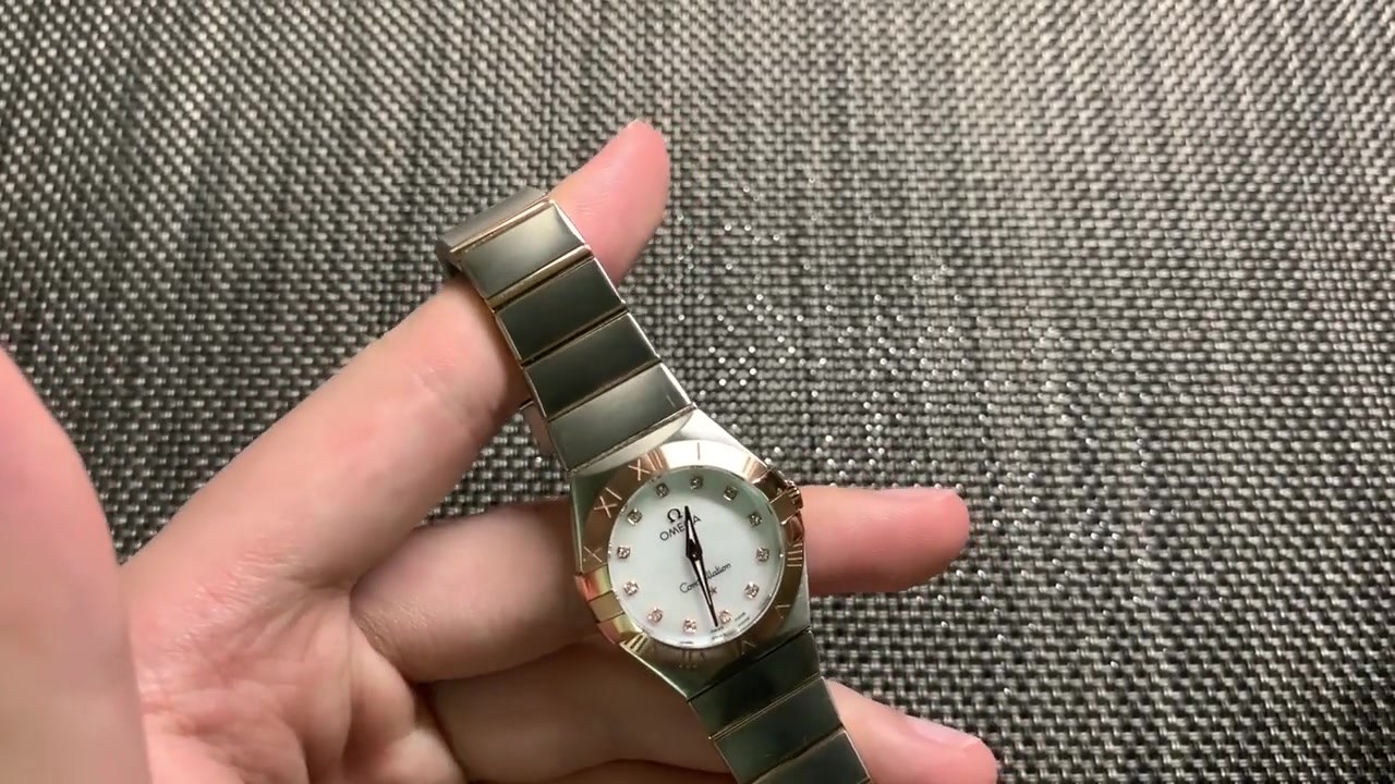 你见过有三段表带的手表吗3S厂欧米茄女款星座完美