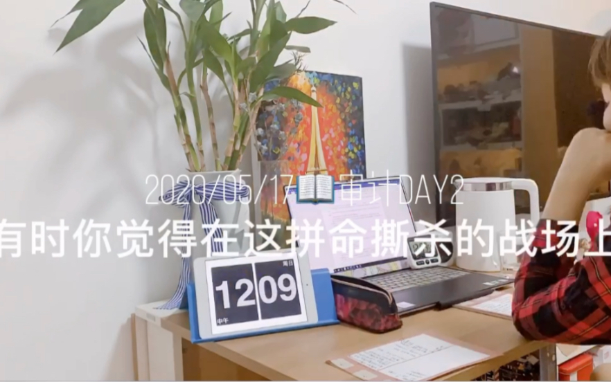 学习打卡vlog2|自律|30天挑战CPA注会审计