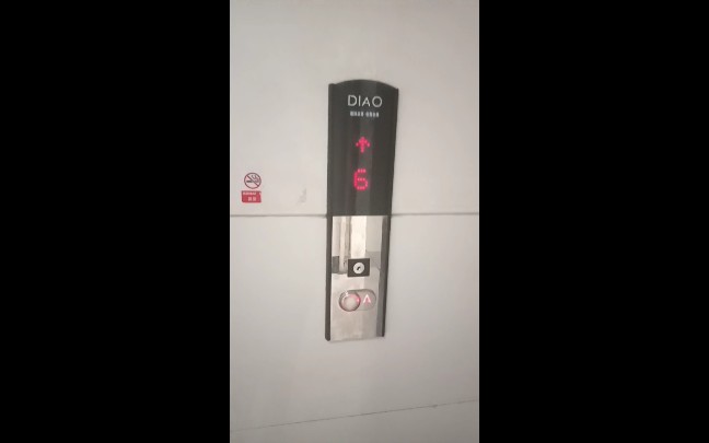 疑似OTIS某个型号的按钮,点阵显示的帝奥(DIAO)货梯in嘉宁广场货梯,A