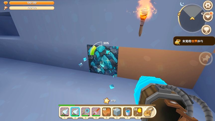 迷你世界:半仙挖矿从来都是靠运气,不过这运气好到爆啊