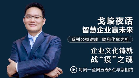 《戈峻夜话:智慧企业赢未来》第二十八期直播回看