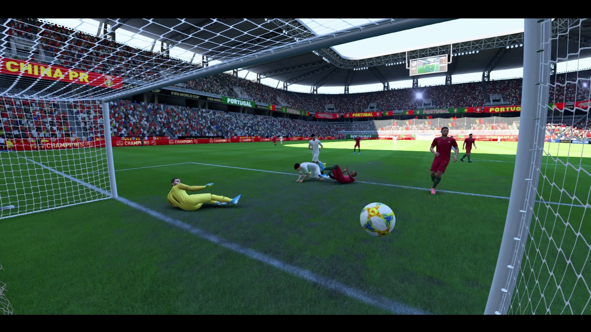 【FIFA20】卡塔尔世界杯精华 中国vs葡萄牙 杨立瑜凌空破门 颜俊凌门...
