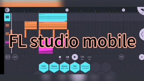 #音乐制作 今天介绍 fl studio mobile水果编曲软件