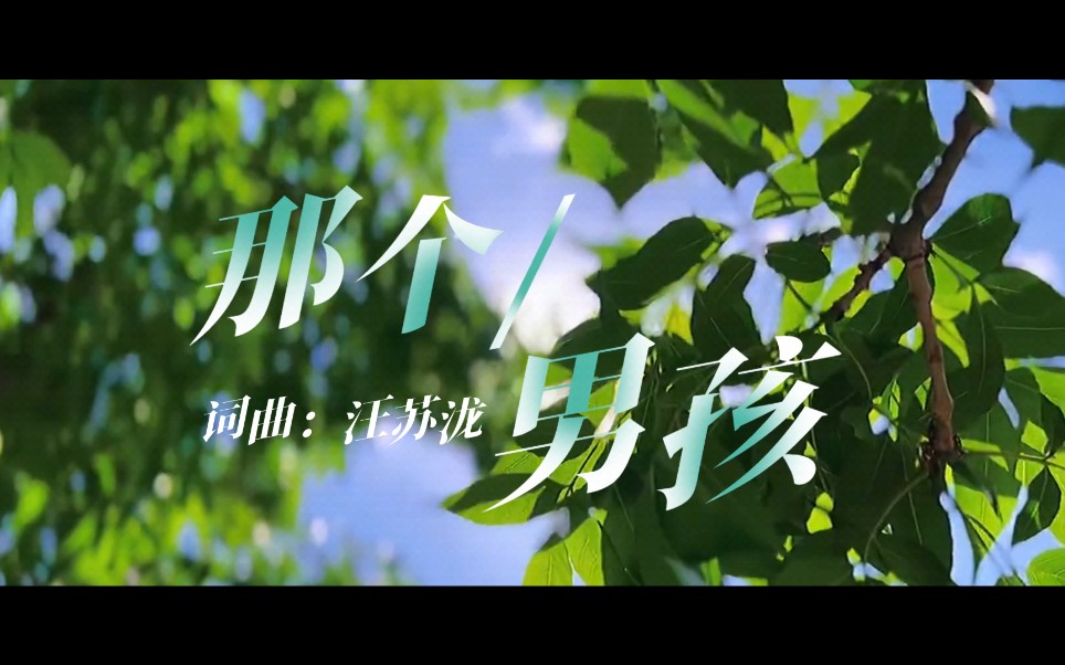 汪苏泷《那个男孩》宿州学院文学与传媒学院20文化产业管理期末作品