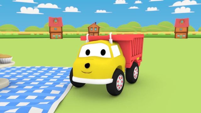 用杯子蛋糕学颜色和翻斗车伊森学习