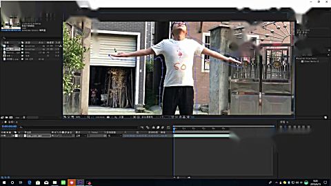 AE特效之人物花瓣粒子消散案例教程