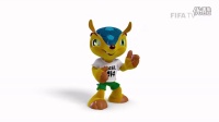 2014 FIFA 巴西世界杯吉祥物犰狳Fuleco最新动画-跳机械舞