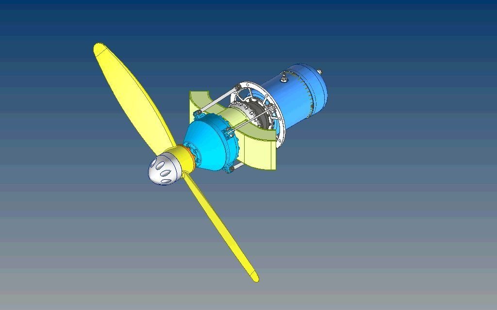 涡轮螺旋桨发动机运动仿真