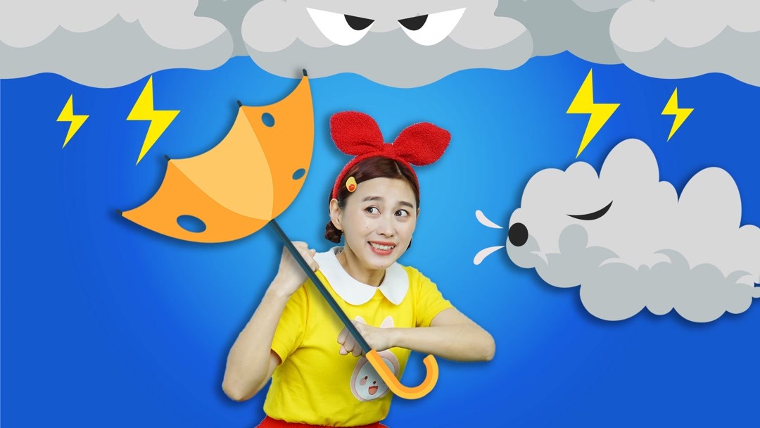 兔子姐姐下雨天要在哪里躲雨最安全?